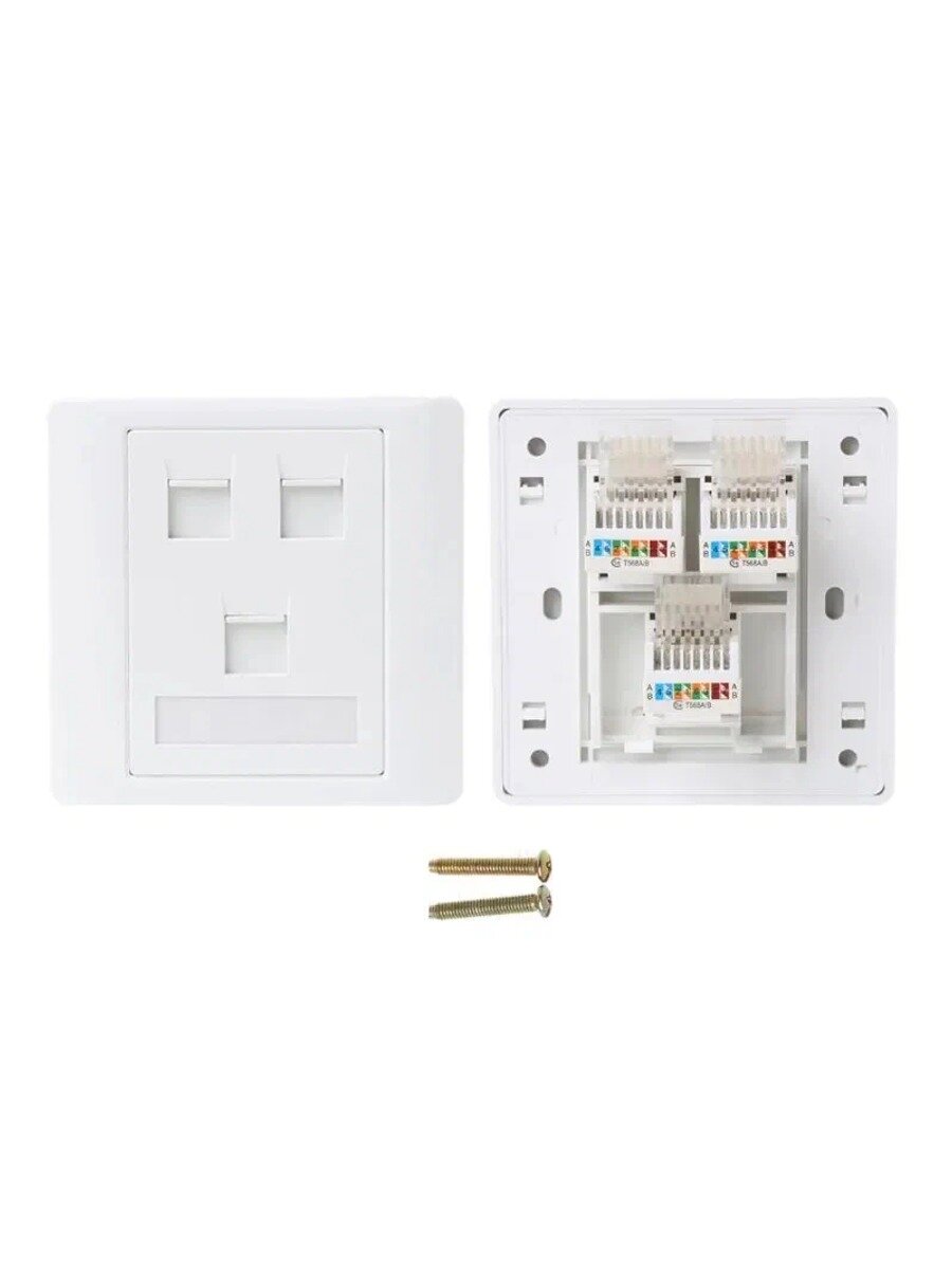 Панель компьютерных розеток типа 86 CAT5E, сетевой модуль RJ45, кабельный интерфейс, розетка