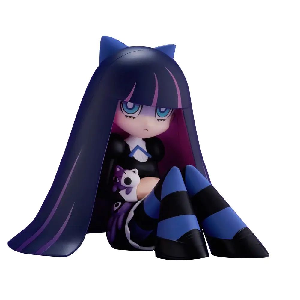 Фигурка из аниме Panty & Stocking with Garterbelt/Stocking-Repent Ver figure (8см,1 шт.)cute Q Version action figure, игрушки, Настольные украшени