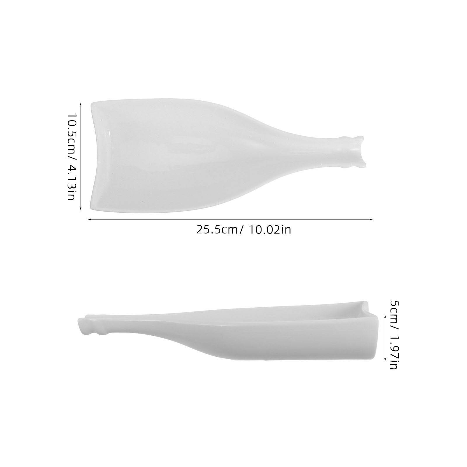 Блюдо В Forme Бутылки Из Керамики Для Подачи Еды 25.50X10.50X5.00Cm