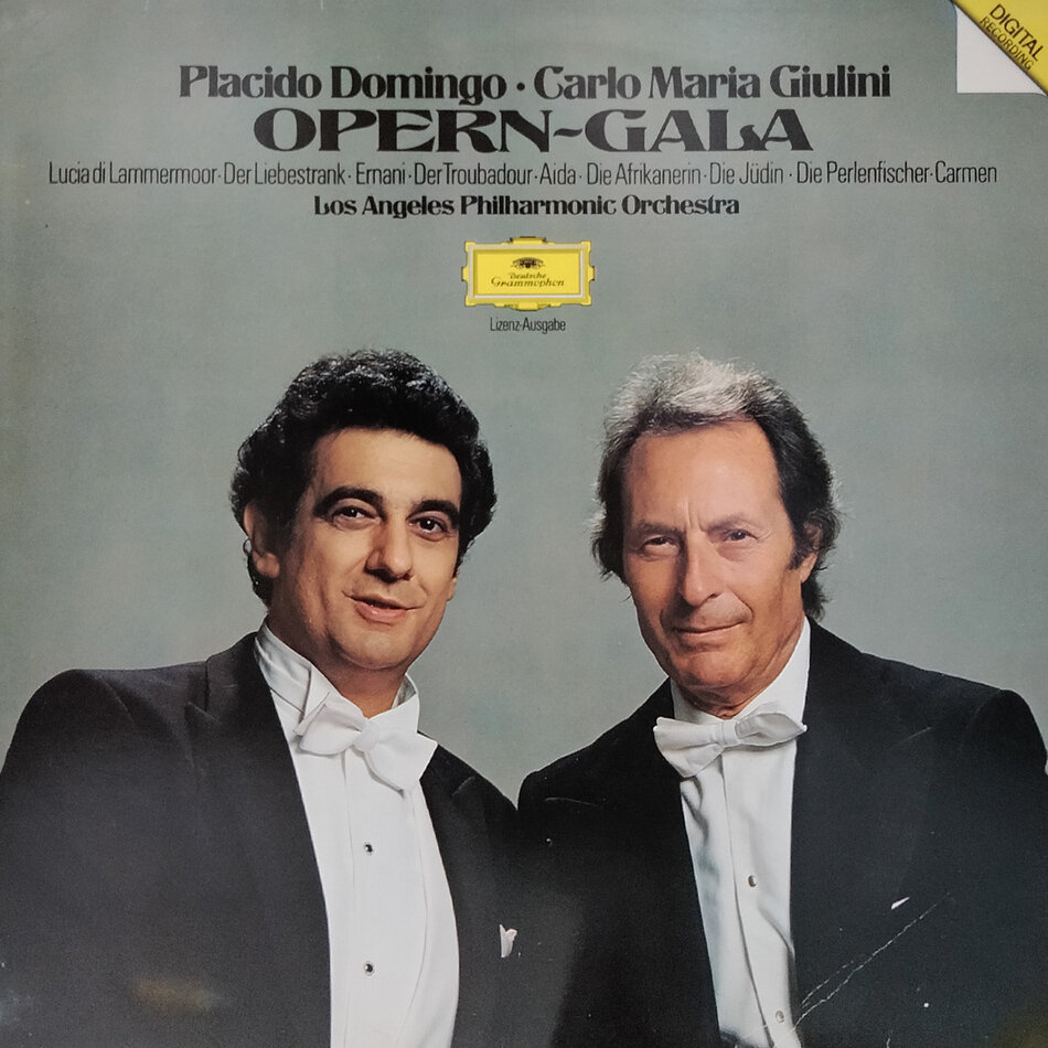 Винтажный винил Placido Domingo, Carlo Maria Giulini — Opern-Gala (LP)