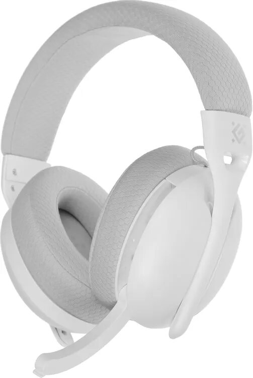 Гарнитура игровая Defender Triple, для компьютера/мобильных устройств, накладные, Bluetooth/радио, белый