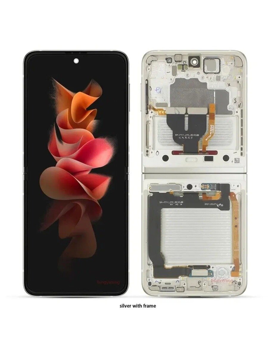 Для Samsung Z Flip 3 5G F711 сенсорного экрана LCD дисплея классическое исполнение модели серии