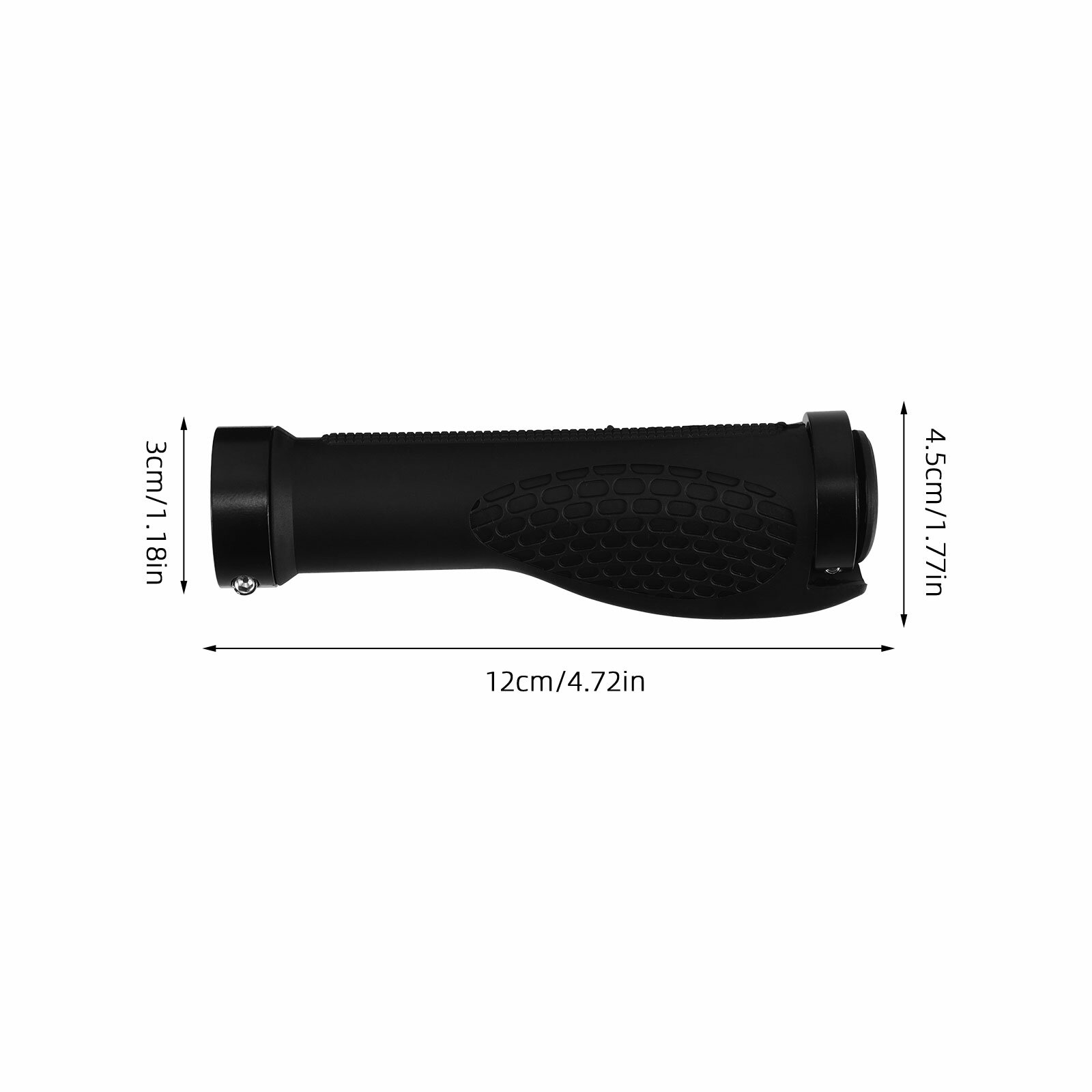 Пара Велосипедных Ручек Ergonomic Bike Handlebar Grips Для Взрослых Велосипедов Размер 12.00X4.50X3.00Cm