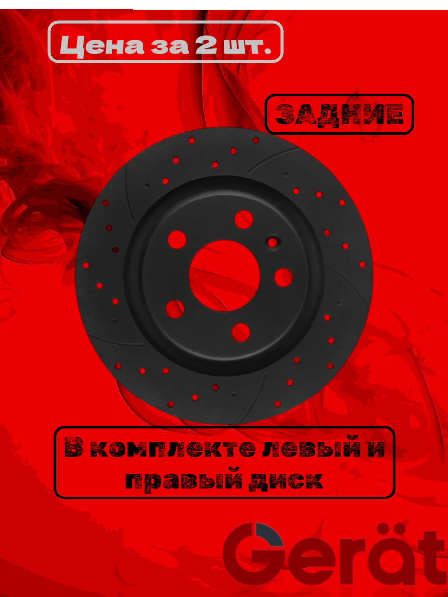 Тормозные диски R309W (задние) Performance