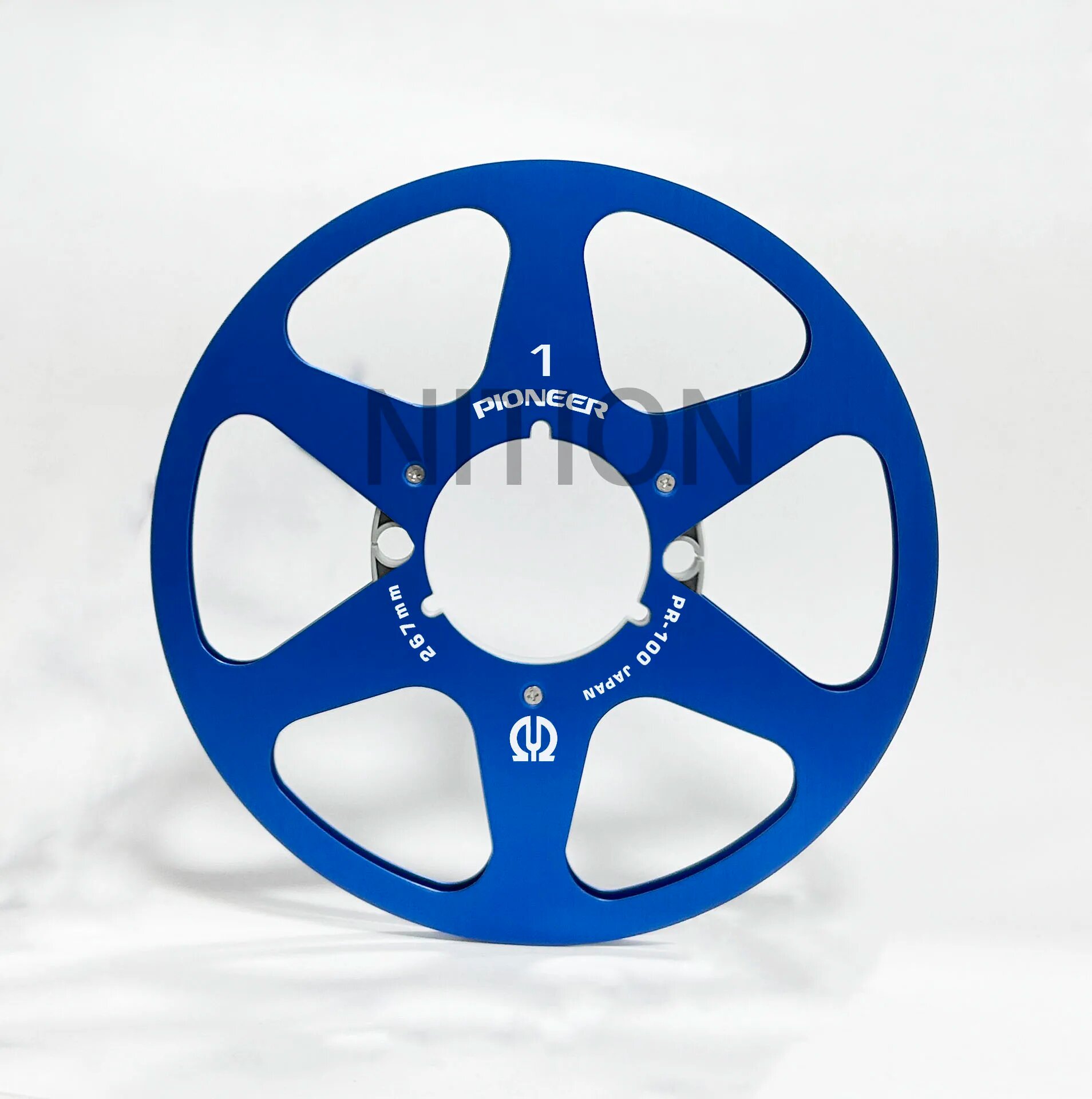Металлическая катушка Pioneer, blue