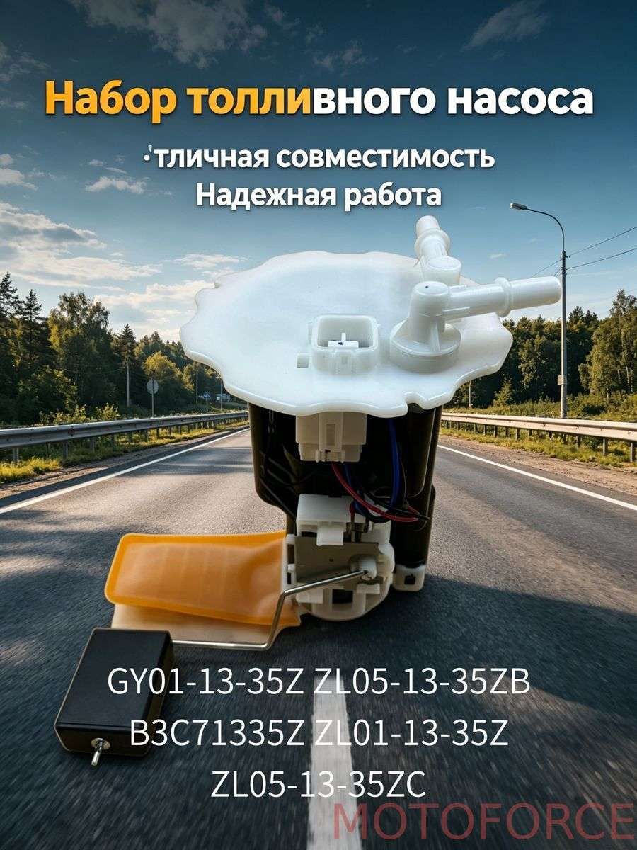 Насос топливный, арт. ZL05-13-35ZC ZL05-13-35ZB B3C71335Z ZL01-13-35Z, 1 шт.