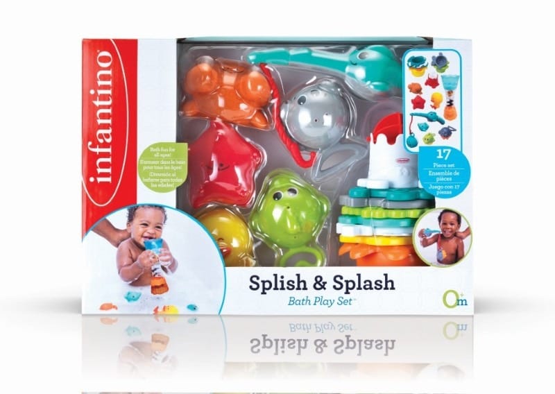 Набор игрушек для купания Infantino Splish and Splash, 4 игрушки