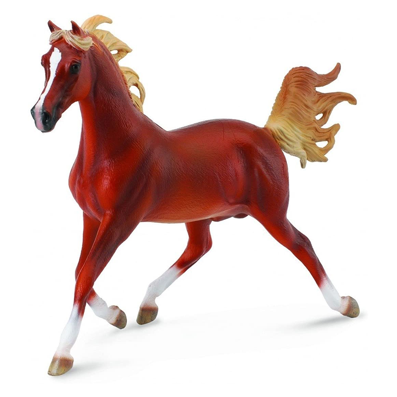CollectA арабский жеребец 1:12 масштабная модель каштановый цвет 25см длина 20см высота фермерская животное фигурка
