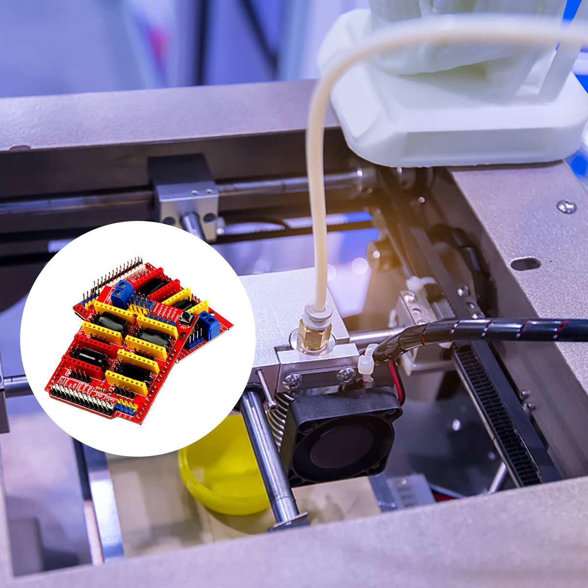 2 Плата Управления Гравировальным Шилдом A4988 V3 Для 3D Принтера Cnc 7X5Cm