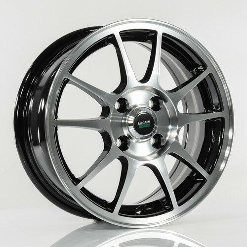 Литой колесный диск Megami MGM-5 6x14/4x100 ET36 D60.1 BKF