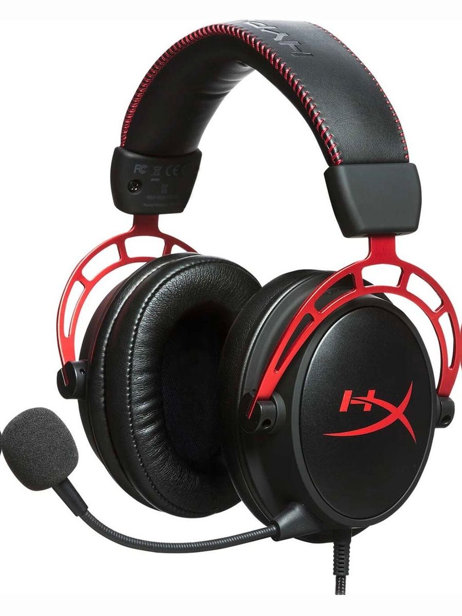 HyperX Cloud Alpha 3.5 мм Игровые проводные наушники, с микрофоном, черные