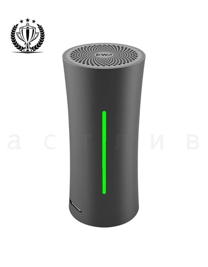 GM Портативная металлическая Bluetooth колонка EWA A115 (серый, 105 часов, IPX6, 6000 мАч)