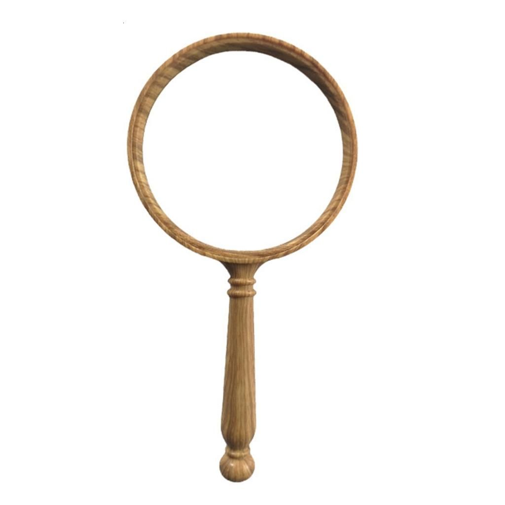 Лупа асферическая 10x с деревянной ручкой, - 80MM, Артикул: 5879996095
