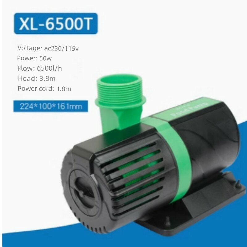 XL-6500T 6500 Вт, переменная частота, погружной водяной насос для циркуляции пруда, низкий уровень шума