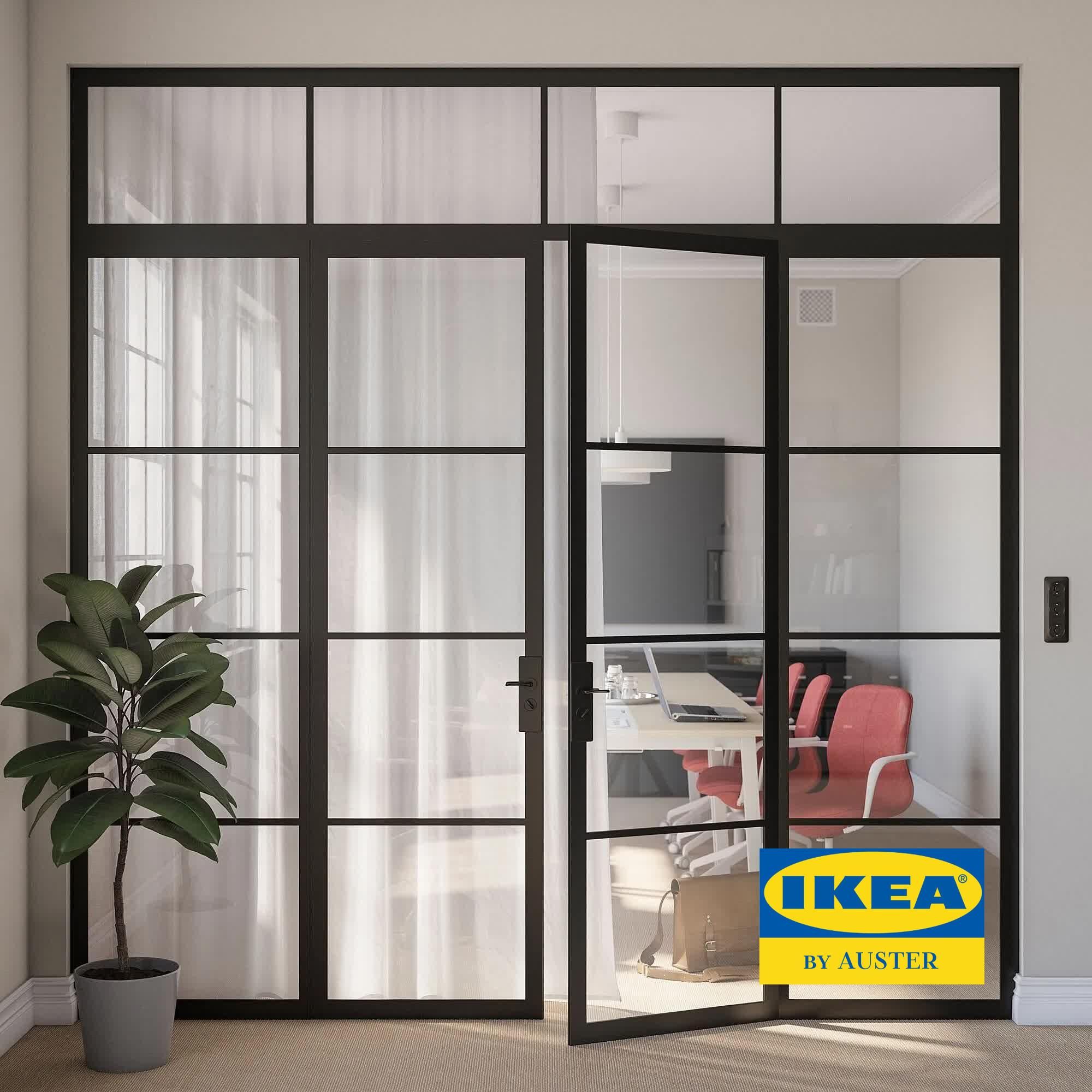 IKEA Штора на ленте 300х300 см 1 шт гардина полиэстер однотонный белый-