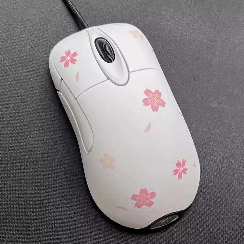 Чехол для мыши Microsoft IntelliMouse Optical 1.1 MOD matte white sakura
