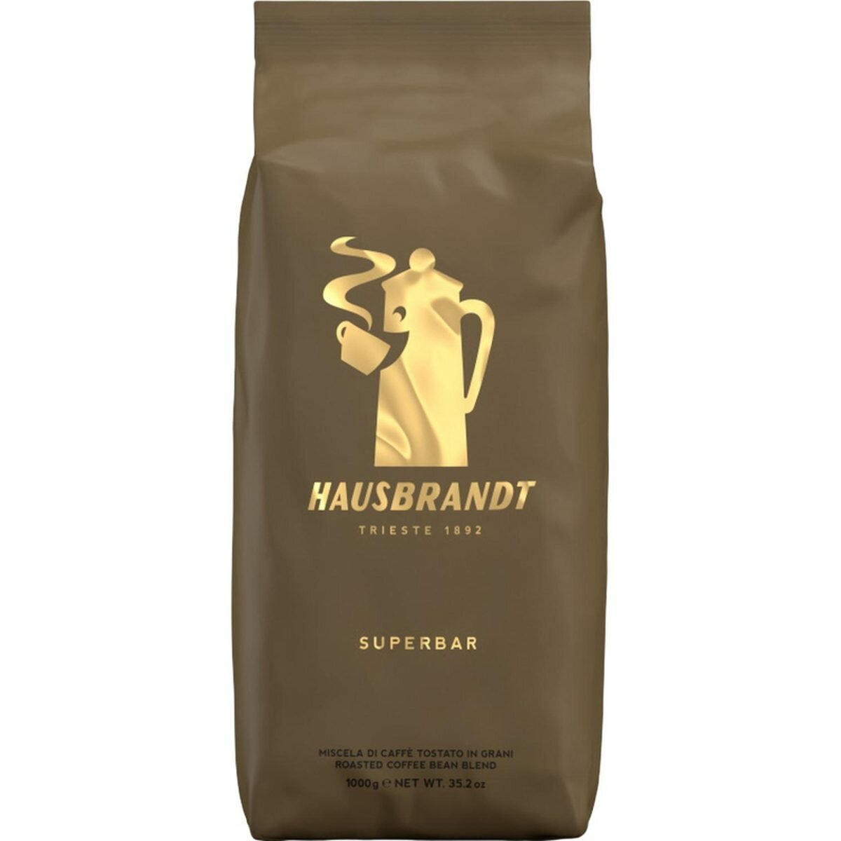 Кофе в зернах Hausbrandt Superbar 1кг, 6шт.