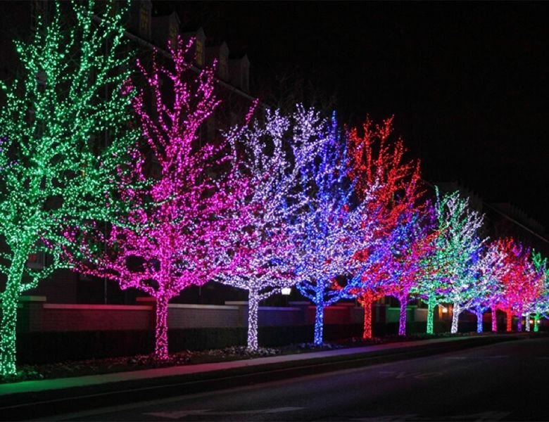 Клип Лайт - Спайдер Quality Light 30 м, 300 разноцветных LED ламп, черный ПВХ, IP44, BEAUTY LED