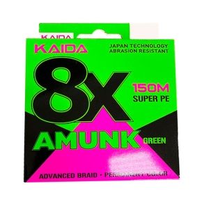 Плетенка KAIDA AMUNK 8X цв зеленый X893-12 150м 0,12мм