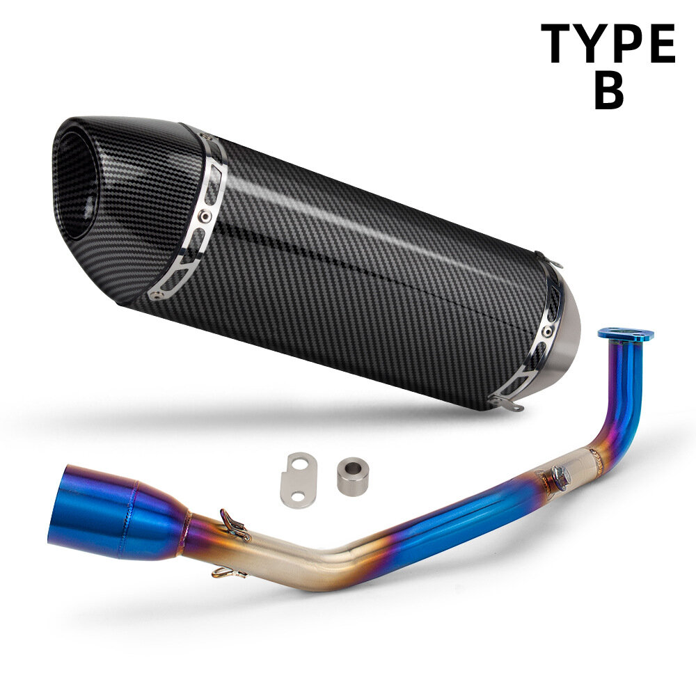 Подходит для модификации выхлопной трубы мотоцикла, передняя секция NMAX155 с воронением, Yoshimura R77 -
