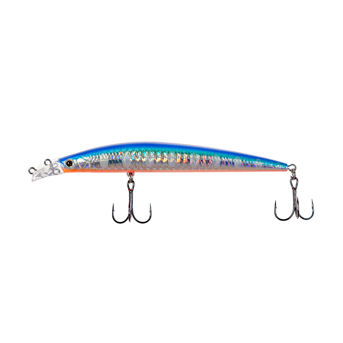 Воблер Strike Pro Top Water Minnow 110F плавающий 110мм 10,5гр 0,2м-0,7м цвет A150-713 (UV Blue Silver OB) (JL-166F#A150-713)