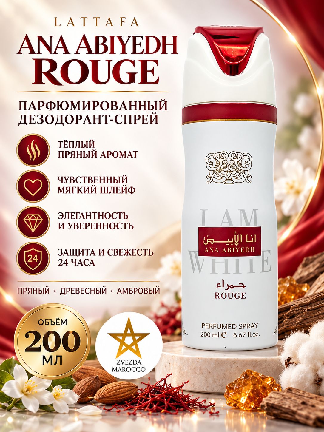 Дезодорант Ana Abiyedh Rouge / Ана Абьяд Руж 200 мл.