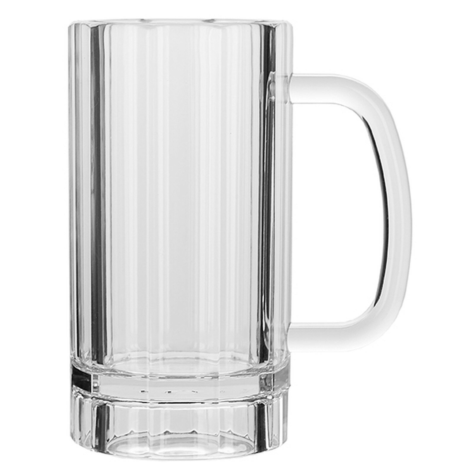 Кружка пивная Plastic products из поликарбоната прозрачная 0.5л 80мм