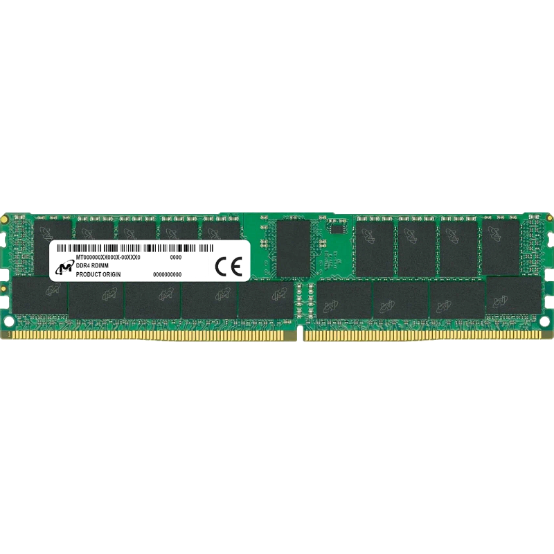 Серверная память Micron MTA36ASF4G72PZ-3G2R1TI, 32 ГБ DDR4 3200 МГц, RDIMM ECC, 2Rx4 MTA36ASF4G72PZ-3G2R1TI
