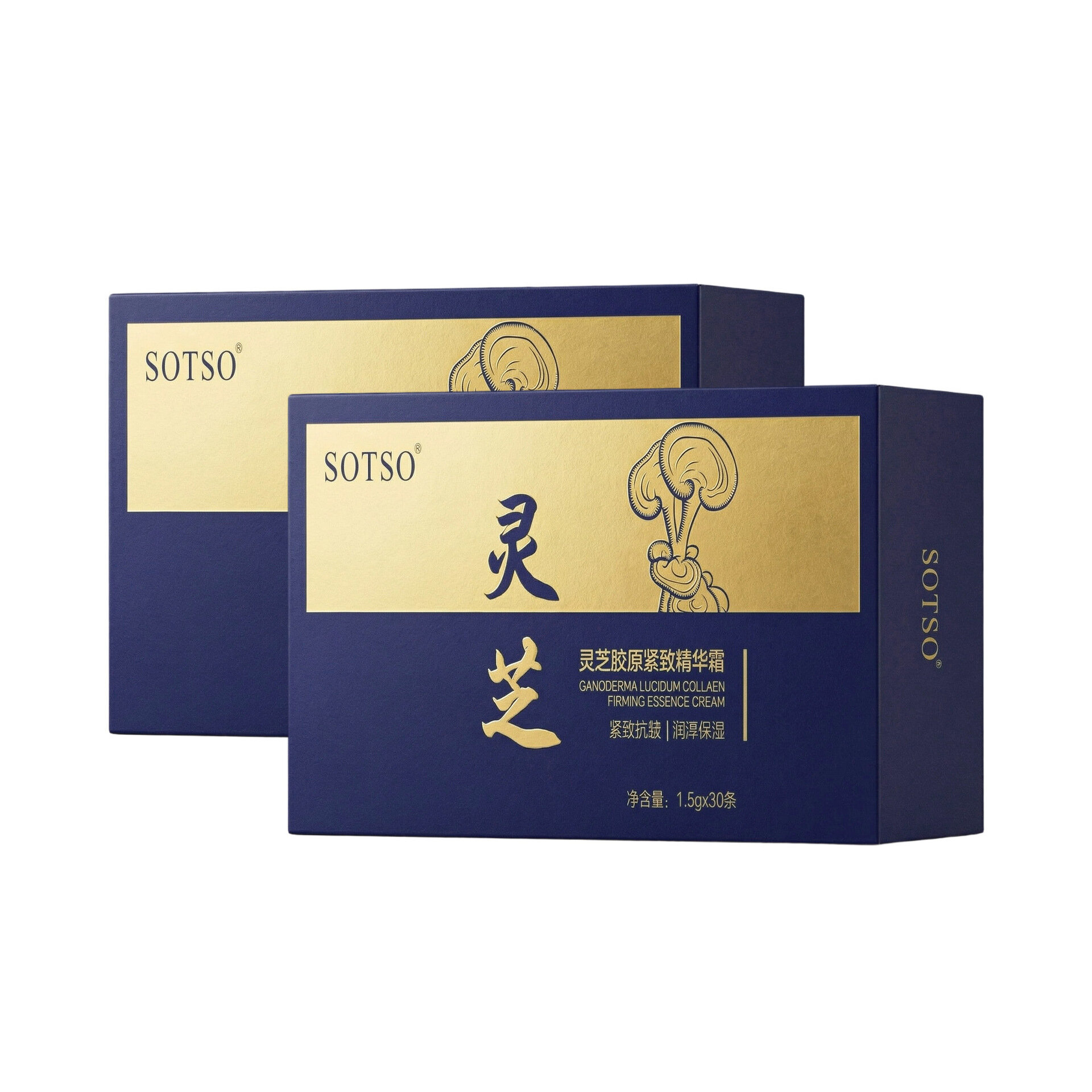 SOTSO Крем для лица с коллагеном и ганидермой, anti-aging, увлажняющий, для уменьшения морщин и морщинок