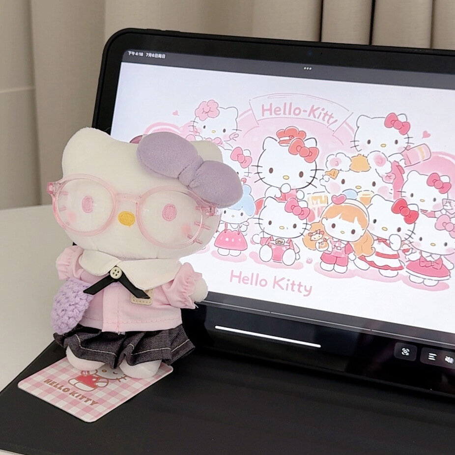 Оригинальная плюшевая брелок Hello Kitty тайская сладкая девчонка, милый подвеска