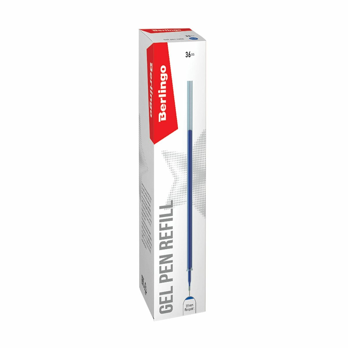 Стержень гелевый Berlingo Perfect, Silver, Standart, TC gel Ultra, 131мм (синий, 0.3мм) (CSg_51272), 36шт.