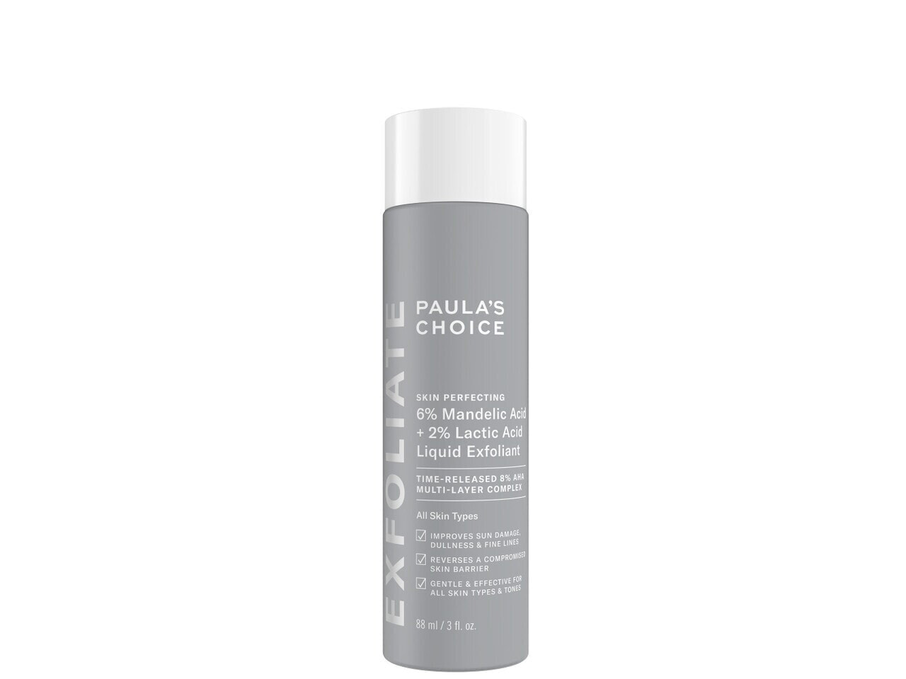 Тоник для лица Paula's Choice жидкий эксфолиант Skin Perfecting Mandelic Acid and Lactic Acid Liquid Exfoliant