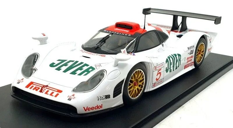 Коллекционная Машинка 1:18 WERK83 W18029004 Porsche 911 GT1 #5 4th FIA GT Championship Oschersleben 1998 Sandy Grau Andreas Scheld Diecast Car Model Collection Gifts