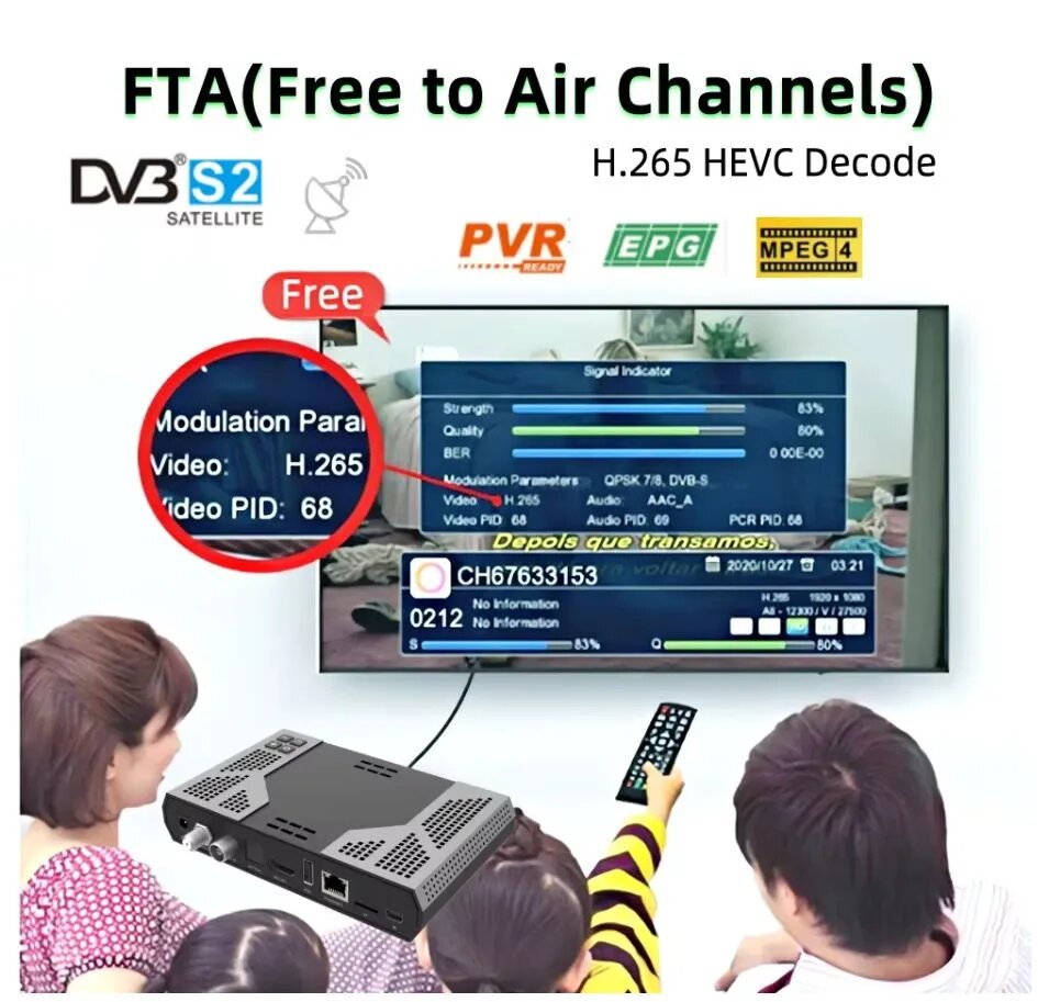 Skylinker Z8 Plus гибридная ТВ-приставка на Android с поддержкой OTT, DVB-S2 и DVB-T2, HD/4K, H.265, 2 ГБ ОЗУ + 16 ГБ ПЗУ, Wi-Fi 5 ГГц, спутниковый ресивер DVB-S2