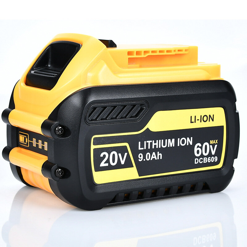 Совместимо с литиевыми батареями DeWalt 20V 60V DCB609 DCB606 DCB612 DCB200 DCB206