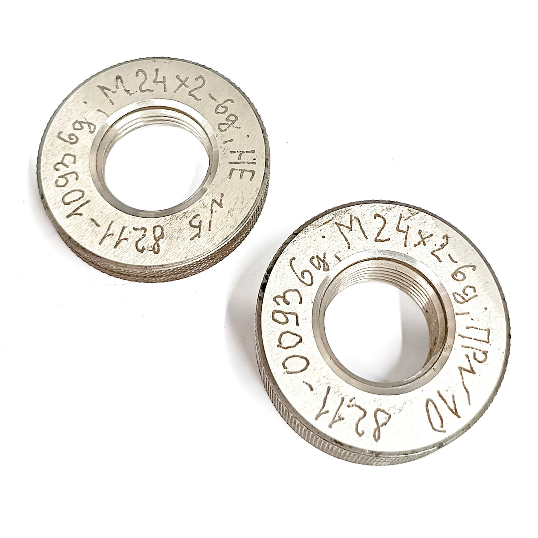 Калибр-кольцо резьбовое М24х2 (ПР 6g НЕ 6g) 8211-0093 8211-1093