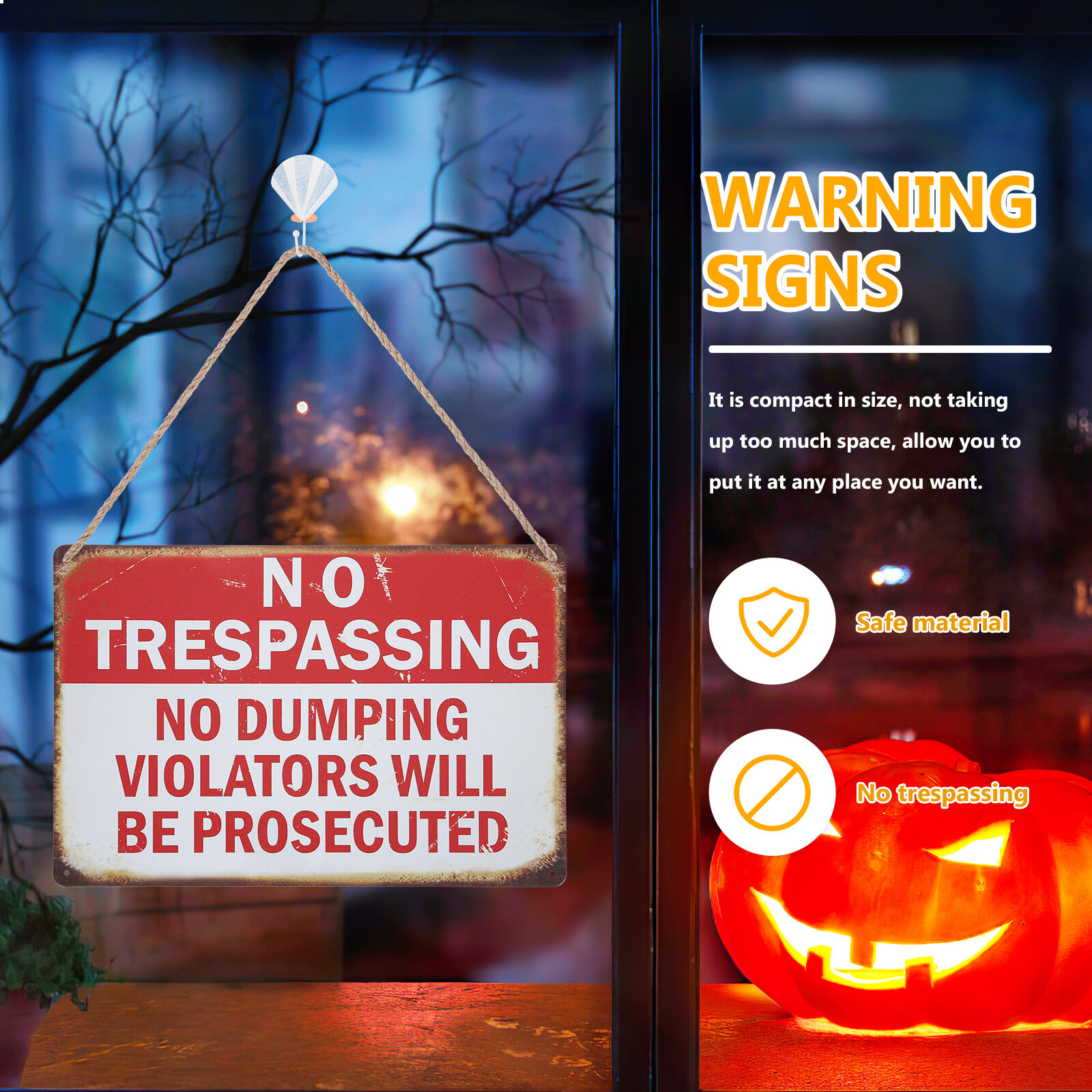 2 Шт Металлические Знаки Смешные Знаки No Trespassing Винтажные Знаки Для Декора 30x20cm