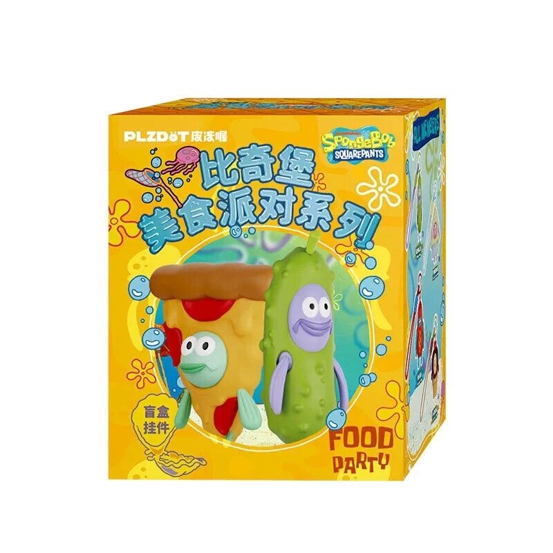 Фигурки-сюрпризы Plzdot Spongebob Food Party Random 1pc