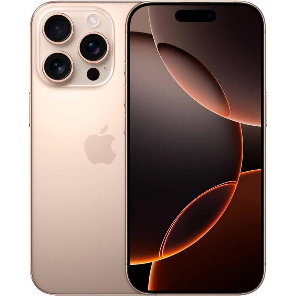 Смартфон Apple iPhone 16 Pro, 128Gb, Dual nano SIM, Desert Titanium