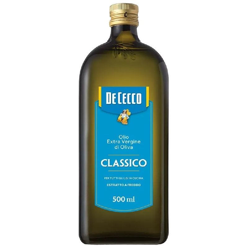 Масло DE CECCO CLASSICO оливковое Extra Vergine нерафинированное 500мл