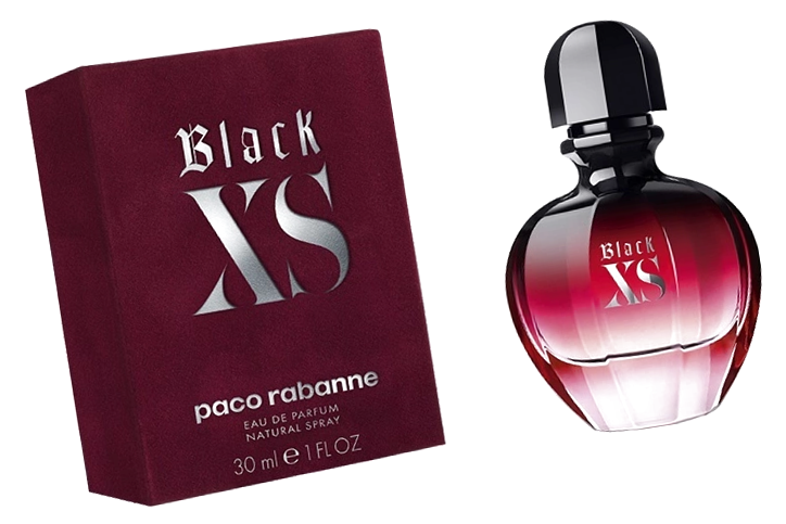 Женский парфюм Paco Rabanne Black XS For Her 30 мл / Пако Рабан Блэк Икс Эс Фо Хе