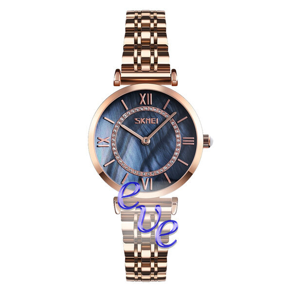 Наручные часы Skmei 9198RGBKH-S rose gold/black lady size