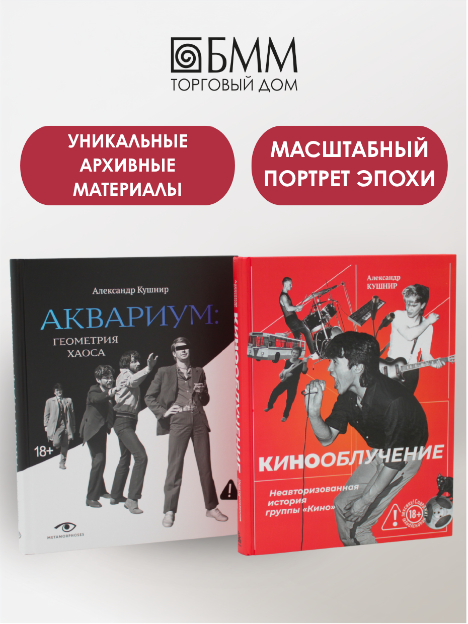Легенды русского рока: «Кино» и «Аквариум» (комплект из 2-х книг). Кушнир А. И.