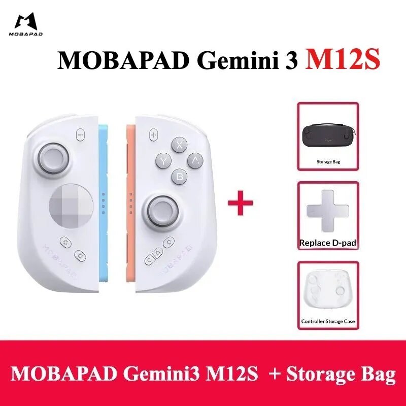 MOBAPAD M12S Контроллер Switch 2 Joy-Con TMR Air Joystick No Drift HD Rumble Беспроводной геймпад для Nintendo Switch NS2 с поддержкой NFC