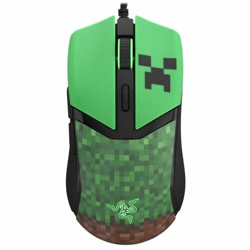 Мышь проводная Razer Cobra - Minecraft Ed. RZ01-04650200-R3M1 зеленый