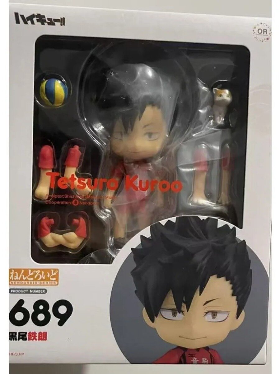 Orange Rouge GSC GOOD SMILE NENDOROID Haikyuu 689 Tetsurou Kuroo 10cm Коллекция Кукольных Игрушек