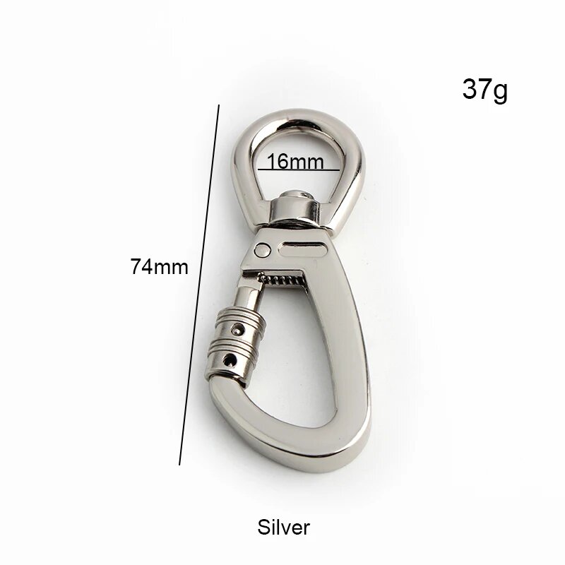 Металлические поворотные застежки Nolvo World 13-15-21 мм 20 pieces, 74x16mm silver
