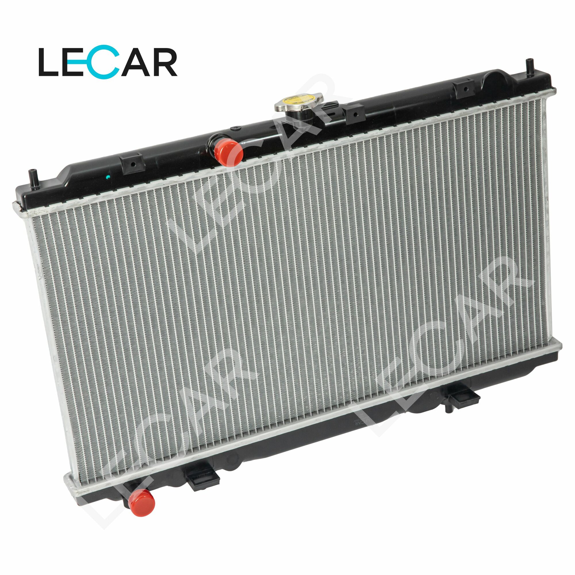 Радиатор охлаждения LECAR000126202 для Nissan Almera (N16) 00-06 1.5 1.8, Primera (P12) 00-08 1.6 1.8
