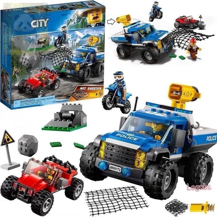 Конструктор City 60172 Погоня по грунтовой дороге