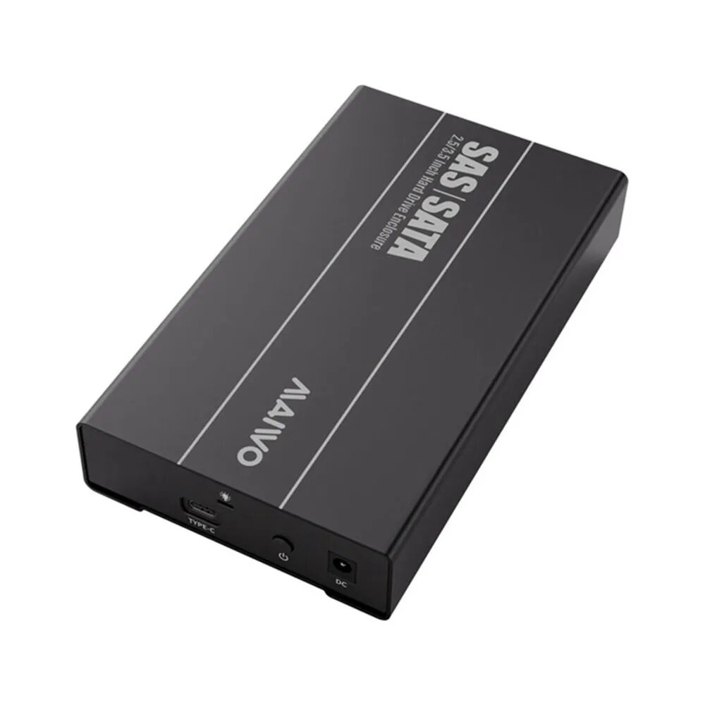 MAIWO: Внешний корпус для SAS/SATA HDD 2.5/3.5" с интерфейсом Type-C, док для HDD/SSD, поддержка до 30 ТБ